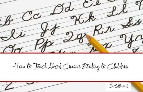 Abcd In Cursive Writing, Here's How Abcd Cursive Writing